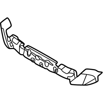 86520-C2800 Genuine Hyundai Absorber-Front Bumper Energy