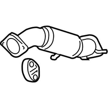 28610-2W400 Genuine Hyundai Front Muffler Assembly