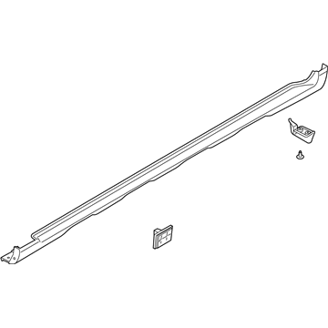 87751-K2000-CA Genuine Hyundai Moulding Assembly-Side Sill,LH