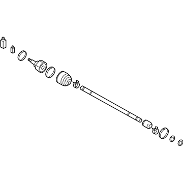 49526-H9200 Genuine Hyundai Joint & Shaft Kit-Front Axle W
