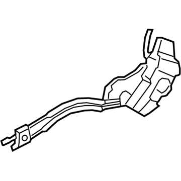 81410-S1010 Genuine Hyundai Latch Assembly-Rear Door,LH