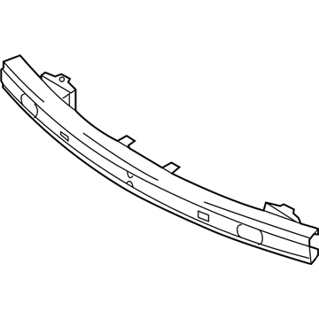 86530-2D500 Genuine Hyundai Rail Assembly-Front Bumper