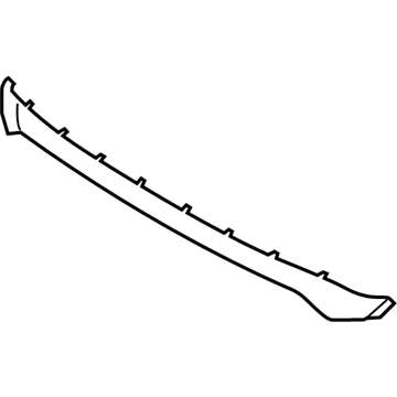 86374-S2020 Genuine Hyundai GARNISH-Radiator Grille UPR Ct