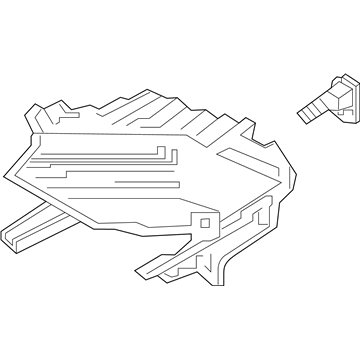 92201-S2000 Genuine Hyundai Front Driver Side Fog Light Assembly