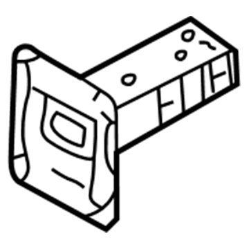 86642-3D000 Genuine Hyundai Stay-Rear Bumper RH