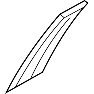 82260-3V000-GU Genuine Hyundai Garnish Assembly-Door Frame RH