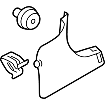 85824-C2000-TRY Genuine Hyundai Trim Assembly-Cowl Side RH