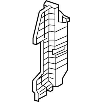 29136-C2600 Genuine Hyundai Air Guard, Left