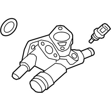 25600-2E271 Genuine Hyundai Control Assembly-Coolant Temperature