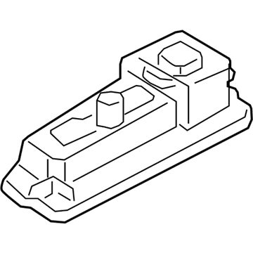 92870-D3000-YAK Genuine Hyundai Rear Personal Lamp Assembly, Left