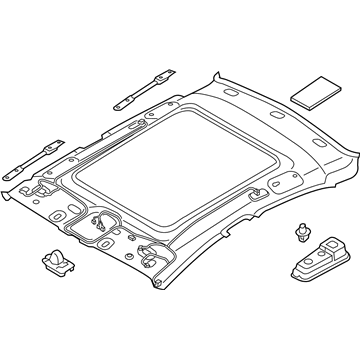 85410-E6600-VTX Genuine Hyundai Headlining Assembly