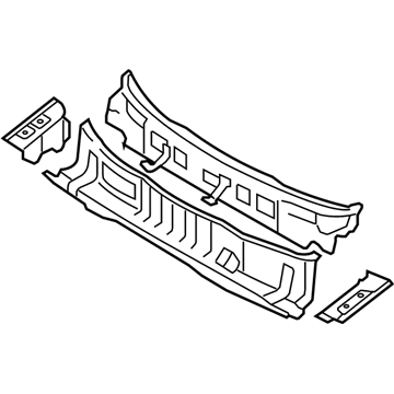 66700-2H010 Genuine Hyundai Panel Complete-Cowl