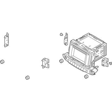 96560-G2550-PGB Genuine Hyundai Head Unit Assembly-Avn
