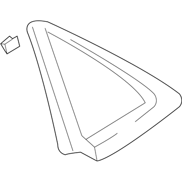 87820-3K000 Genuine Hyundai Garnish Assembly-Quarter Fixed,RH