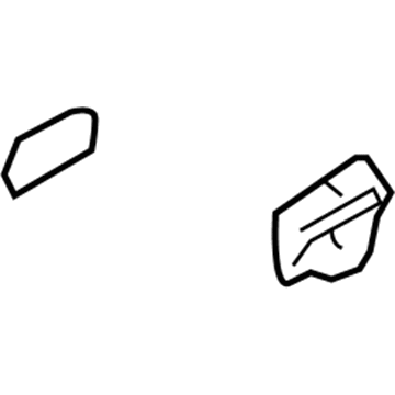 85744-2B000-RAS Genuine Hyundai Cover-Lamp Service,RH