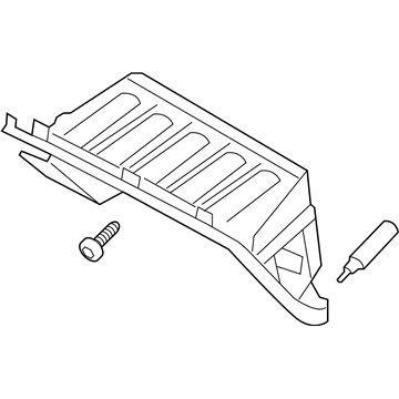 84540-A5000-RY Genuine Hyundai Panel Assembly-Lower Crash Pad,RH
