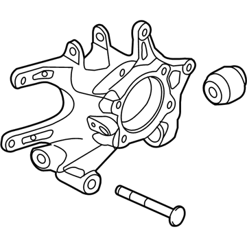 52720-2W600 Genuine Hyundai Carrier Assembly-Rear Axle,RH
