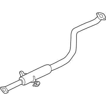 28650-2D250 Genuine Hyundai Center Exhaust Pipe