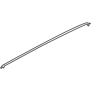 83850-3N010 Genuine Hyundai Moulding Assembly-Rear Door Frame,LH