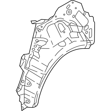 71620-G3000 Genuine Hyundai Panel Assembly-Quarter Inner Lower,RH