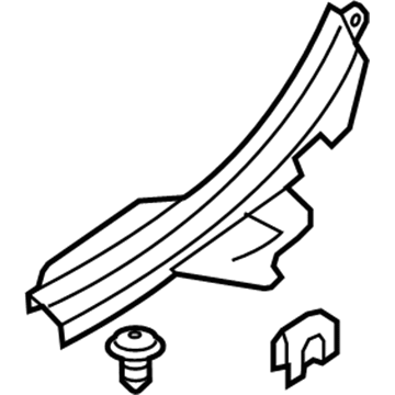 85885-3S000-HZ Genuine Hyundai Trim Assembly-Rear Door Scuff RH