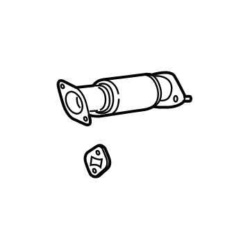 28610-J3700 Genuine Hyundai Front Muffler Assembly