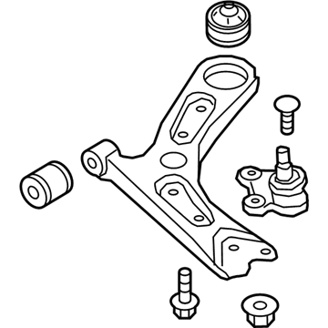 54500-F2000 Genuine Hyundai Arm Complete-Front Lower,LH