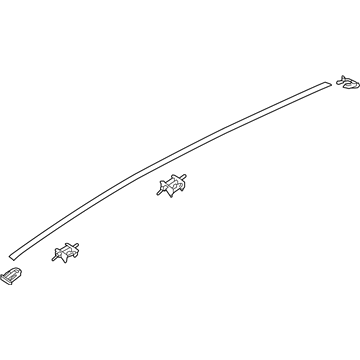 87240-J9000 Genuine Hyundai Moulding Assembly-Roof,RH