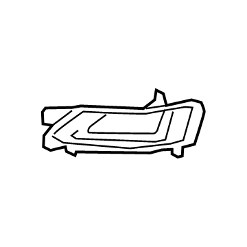 86525-D3530 Genuine Hyundai Cover-FR Fog Lamp UPR,LH