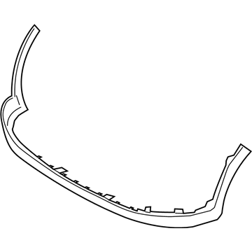 86512-D3500 Genuine Hyundai Cover-FR Bumper,LWR