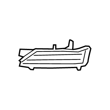 86525-D3500 Genuine Hyundai Cover-FR Fog Lamp UPR,LH