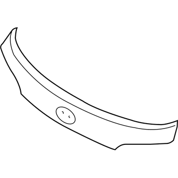 87371-2S000 Genuine Hyundai Garnish-Tail Gate,Upper