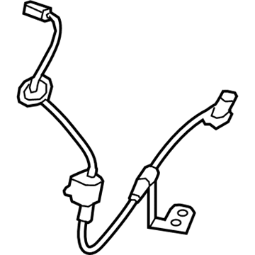 58960-K2000 Genuine Hyundai Cable Assembly-ABS.EXT,RH