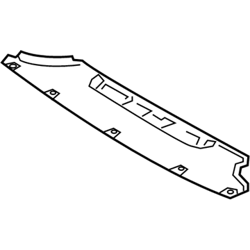 86697-C2700 Genuine Hyundai Cover-Rear Bumper Under