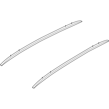 87270-D3800 Genuine Hyundai Rack Assembly-Roof,LH