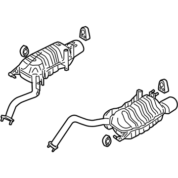 Genuine Hyundai Santa Fe Muffler