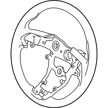 56111-S1100-NNB Genuine Hyundai Steering Wheel Body