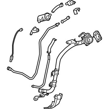 31030-G2501 Genuine Hyundai Filler Neck Assembly-Fuel