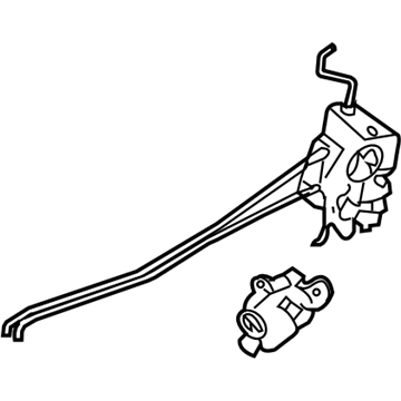 Genuine Hyundai Accent Door Latch Assembly
