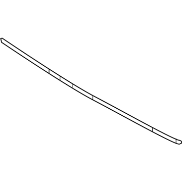 86131-C1000 Genuine Hyundai Moulding-Windshield,Upper