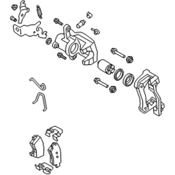 2020 Hyundai Elantra GT Brake Caliper