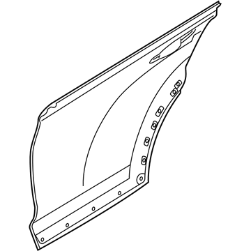 Rear Door Panel - 2020 Hyundai Tucson