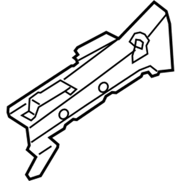 64533-G3000 Genuine Hyundai Member Assembly-Front Wheel Apron,LH