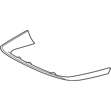86612-3L000 Genuine Hyundai Cover-Rear Bumper Lower