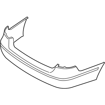 86610-3L200 Genuine Hyundai Rear Bumper Cover Assembly