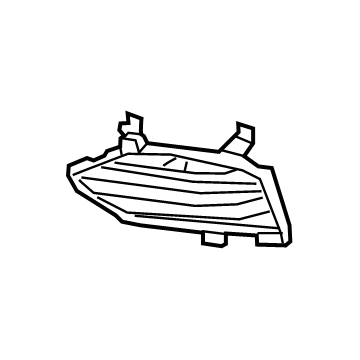 86564-G3710 Genuine Hyundai Cover-FR Fog Lamp BLANKING,RH