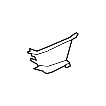 86567-G3700 Genuine Hyundai Duct Assembly-Air Curtain,LH
