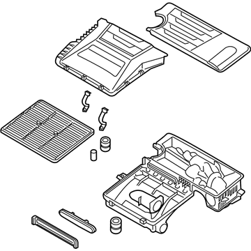 28110-G2200 Genuine Hyundai Cleaner Assembly-Air