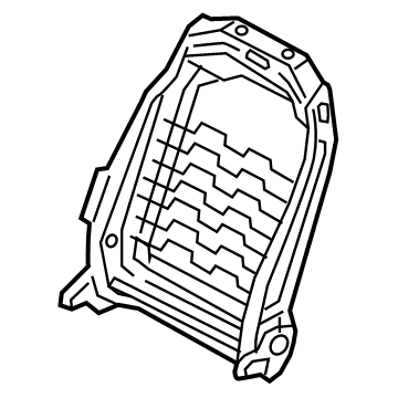 88410-K4060 Genuine Hyundai Frame Assembly-FR Seat Back RH
