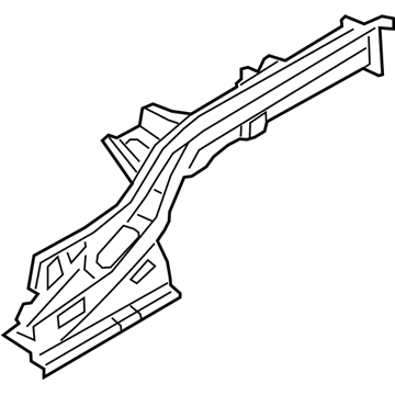 65710-J3000 Genuine Hyundai Member Assembly-Rear Floor Side,LH
